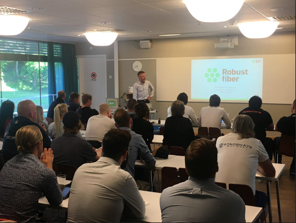 Stadsnätsbolaget utbildar hela organisationen gällande Robust Fiber ...